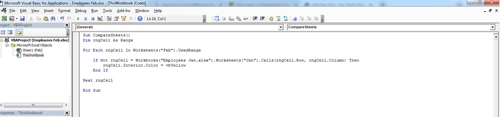 Excel: How to find differences between two sheets. Same and Different ...